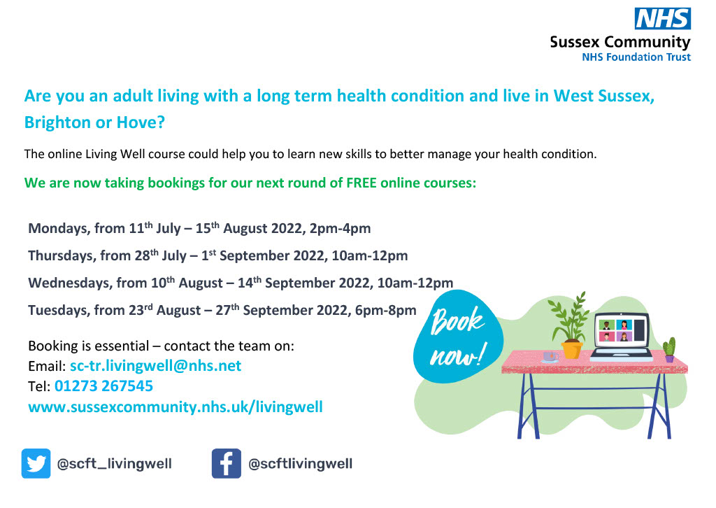 Living Well Programme | North Horsham Parish Council