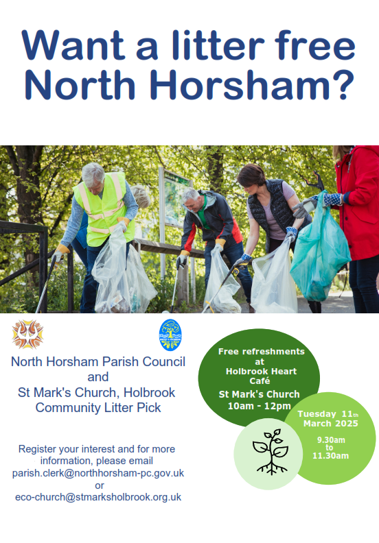 Spring Community Litter Pick | North Horsham Parish Council